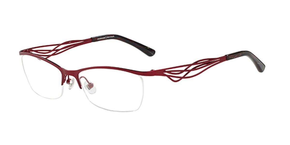 Prodesign Iris 5149 4021 Eyeglasses in Red | SmartBuyGlasses USA