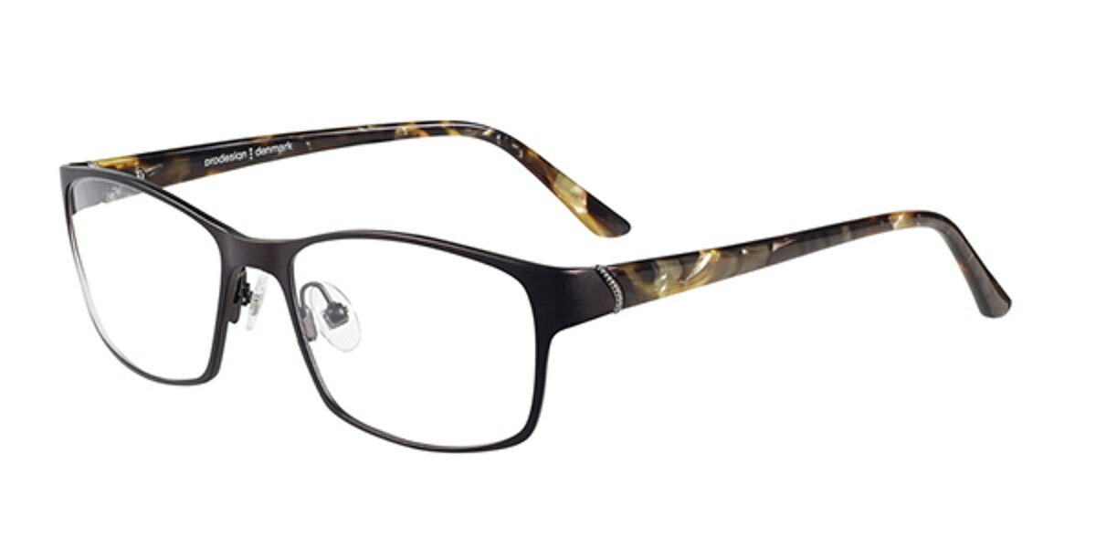 Prodesign 5321 Iris 5031 Glasses Brown | VisionDirect Australia