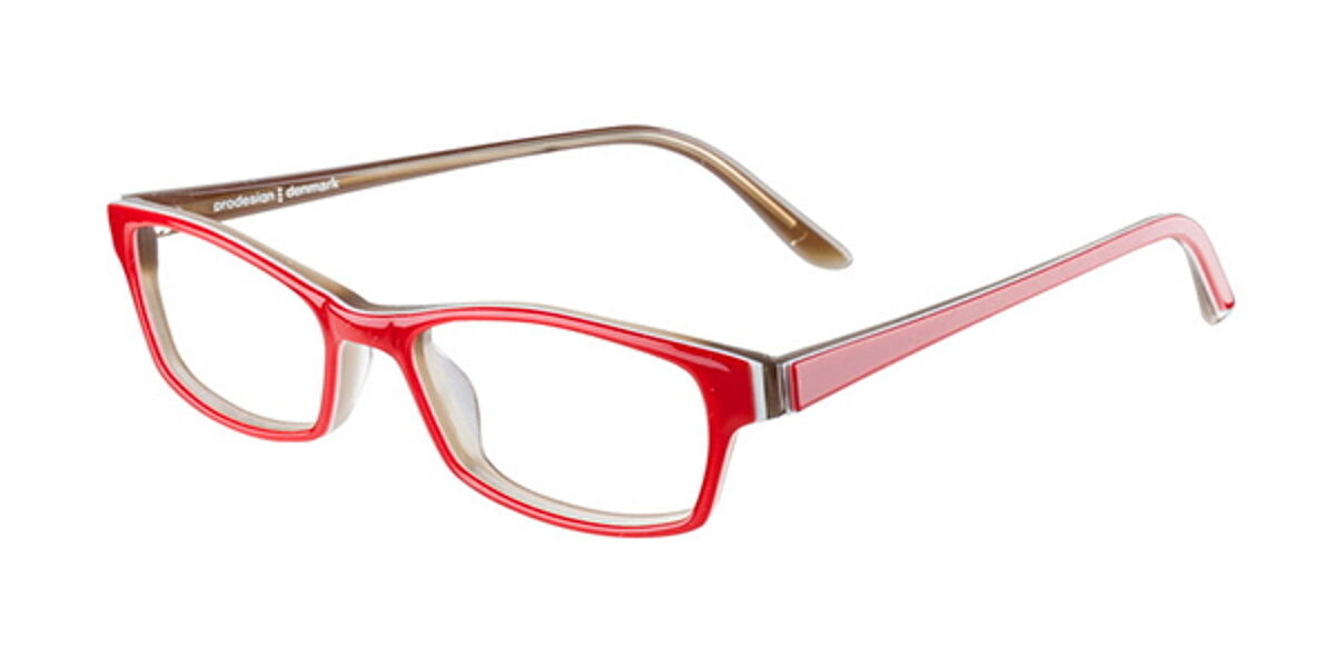 Prodesign Essential 1700 4022 Glasses Red | VisionDirect Australia