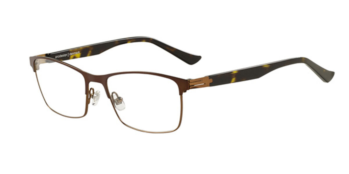Prodesign 3110 Essential 5221 Eyeglasses in Brown | SmartBuyGlasses USA
