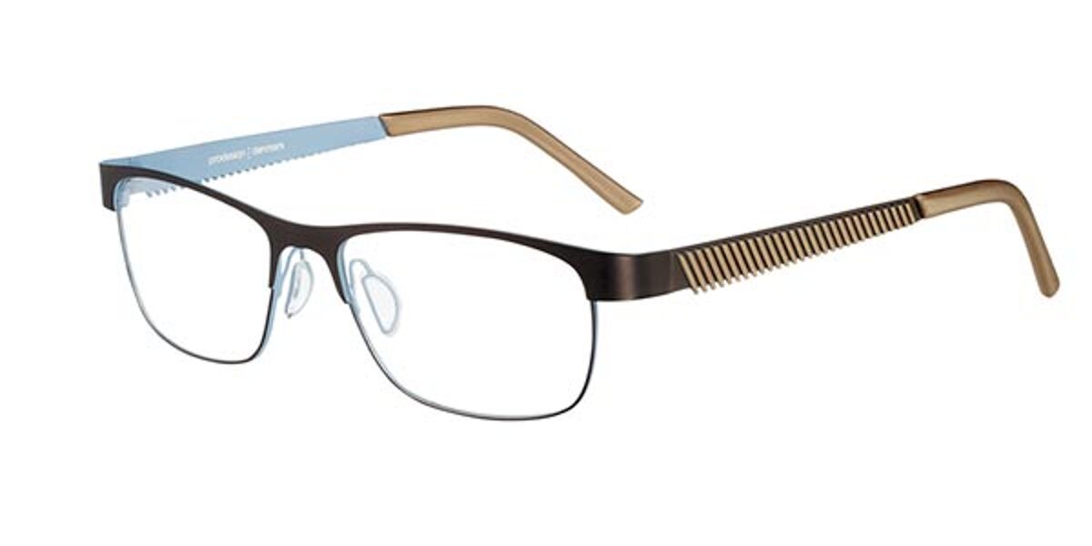 Prodesign 3114 Essential 5021 Eyeglasses in Brown | SmartBuyGlasses USA
