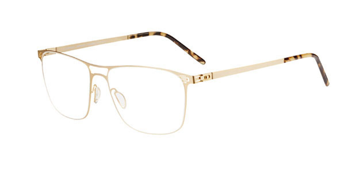 Prodesign 6164 With Nose Pads 2021 Glasses Gold | VisionDirect Australia