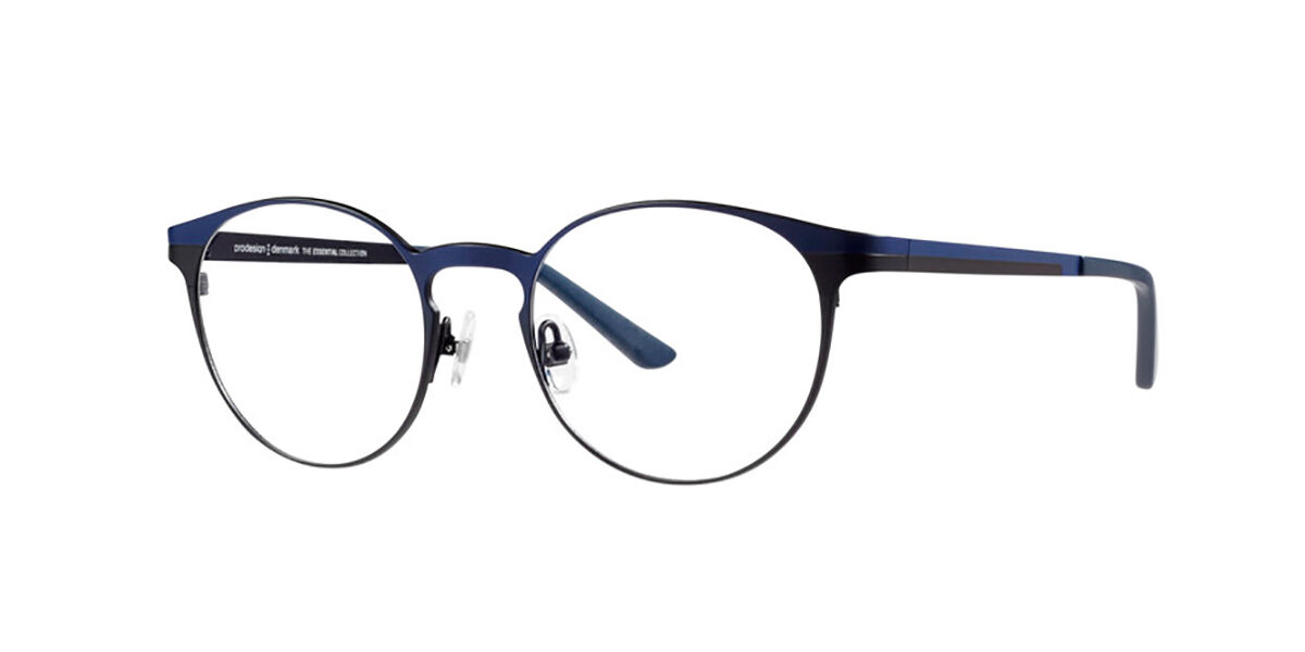 Prodesign Essential 1428 9021 Eyeglasses in Black/Blue ...