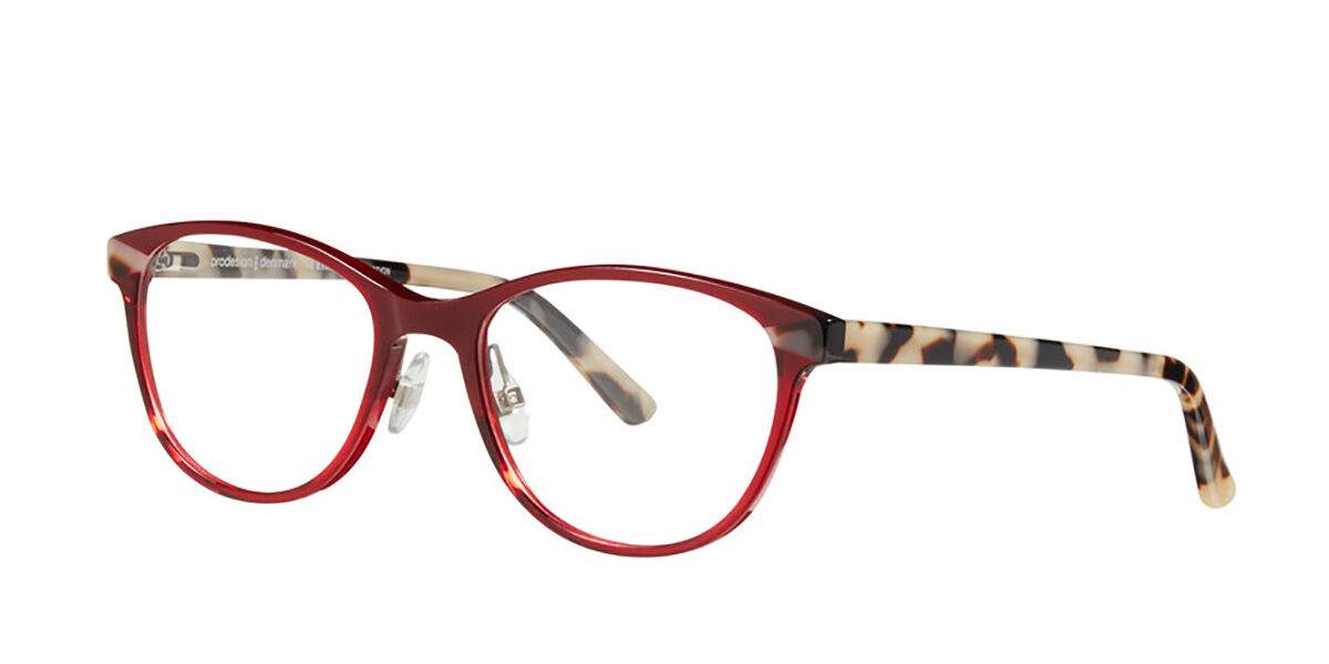 Prodesign 3600 4122 Glasses Ruby Red | VisionDirect Australia