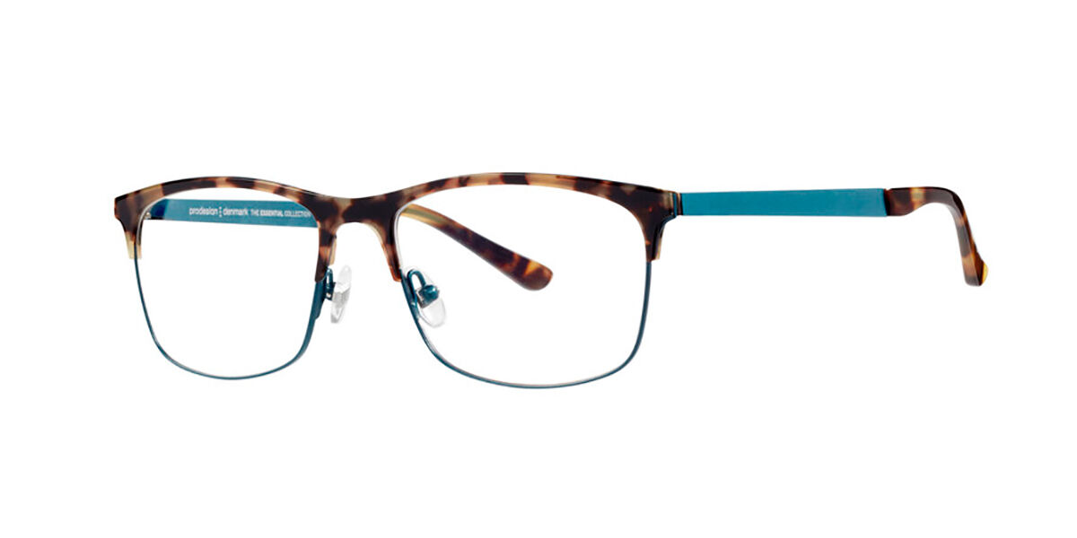 Prodesign Essential 3614 5422 Glasses Tortoise/Blue | VisionDirect ...