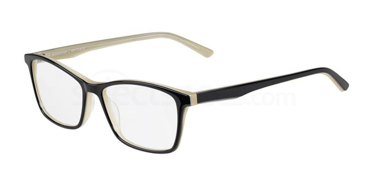 Prodesign Essential 1783 6022 Eyeglasses in Shiny Black ...