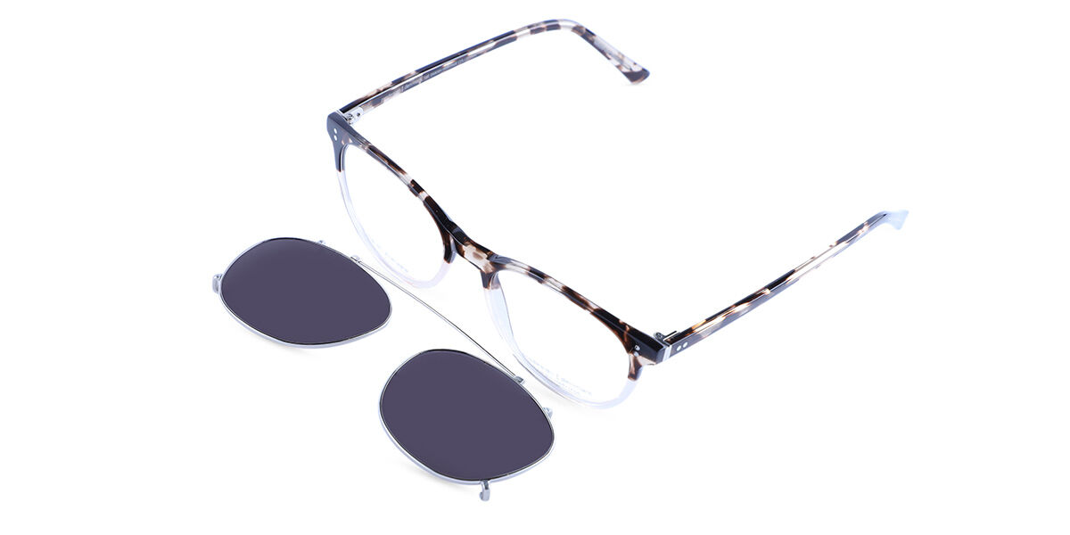 Prodesign 4765 with Clip-On 5444 Glasses Tortoise Gradient ...