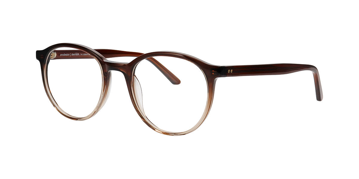 Prodesign 3654 5045 Oval Transparent Faded Brown briller ...