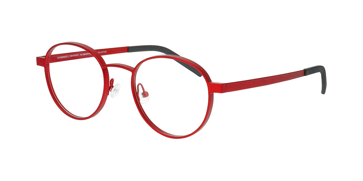 Prodesign Aros 3 4031 Ronde Rouge lunettes | EasyLunettes France