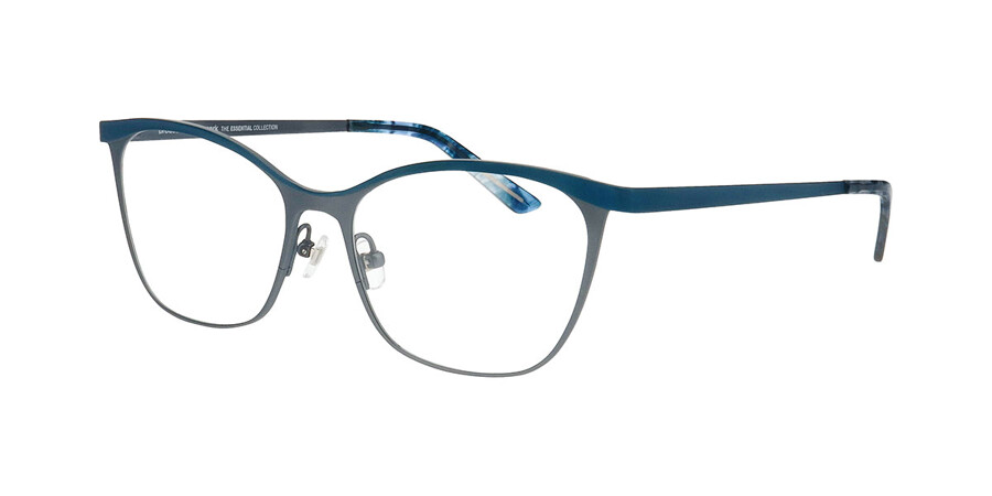 Prodesign Divide 2 9011 Square Matte Light Blue Eyeglasses ...