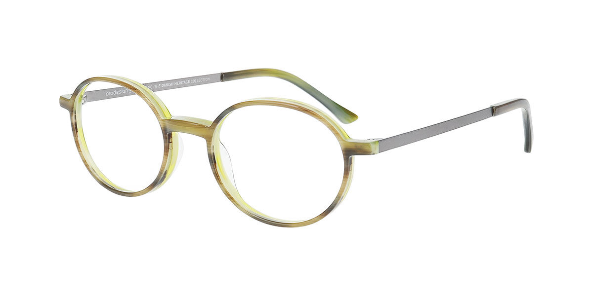 Prodesign Extrusion 2 5624 Oval Brown Horn Eyeglasses | SmartBuyGlasses UK