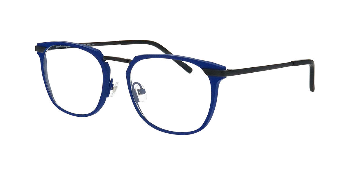 Lentes ópticos Prodesign Force 2 9021 Ovalado Matte Blue/Black ...