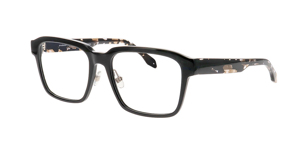 Prodesign Grandd 3 6032 Square Black Frame Eyeglasses | Vision Direct ...