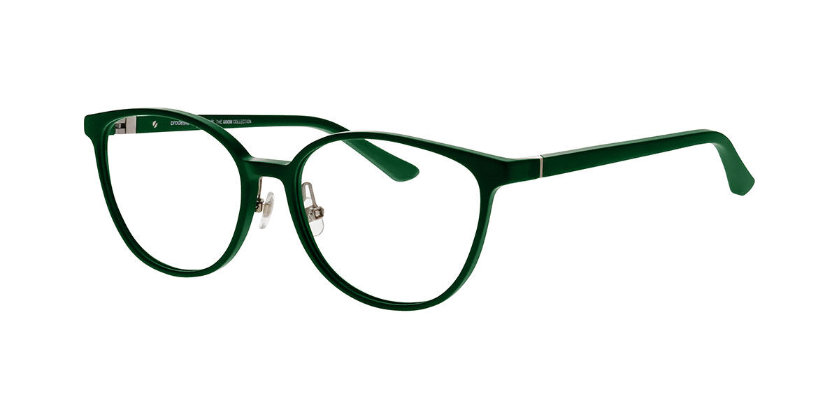Prodesign Triangle 1 9521 Oval Matte Medium Green Eyeglasses ...