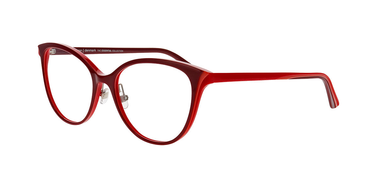 Prodesign Wing 2 4022 Ovale Shiny Medium Red lunettes | EasyLunettes France