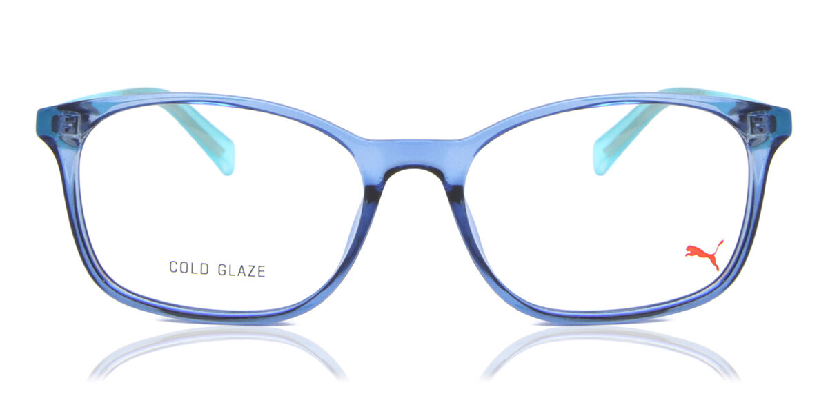 Puma PJ0031O Kids 006 Eyeglasses in Transparent Blue | SmartBuyGlasses USA