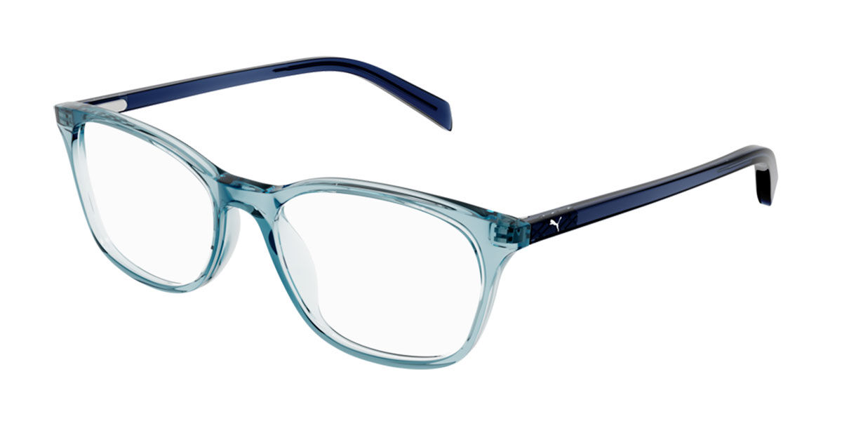 Puma PJ0031O Kids 009 Eyeglasses in Transparent Blue | SmartBuyGlasses USA