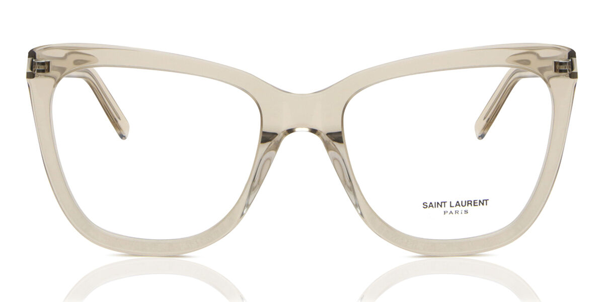 Lunettes Saint Laurent SL 548 SLIM OPT 004 Transparent Beige | Easylunettes