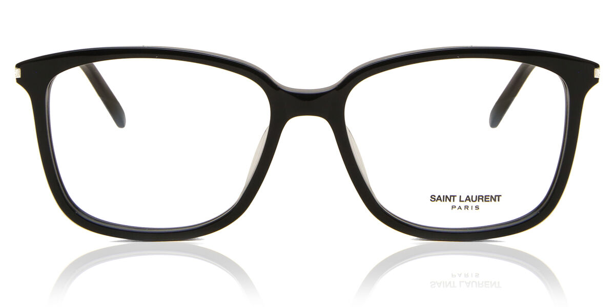 Saint Laurent SL 453/F Asian Fit 001 Eyeglasses in Black ...