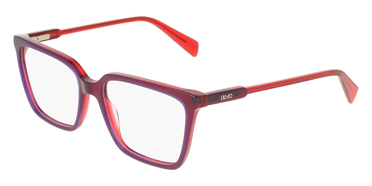 Liu Jo LJ2846 668 Square Transparent Wine/Red Frame Eyeglasses ...