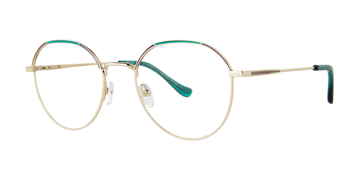 Kensie Miraculous Jade Eyeglasses in Gold/Jade Green/Purple ...