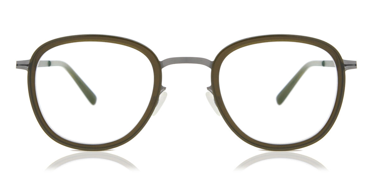 Mykita Helmi 720 Eyeglasses in Transparent Forest Green ...