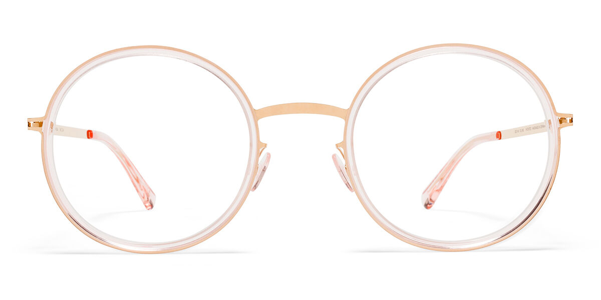 Mykita Meja 992 Glasses Transparent Pink/Champagne Gold | VisionDirect ...