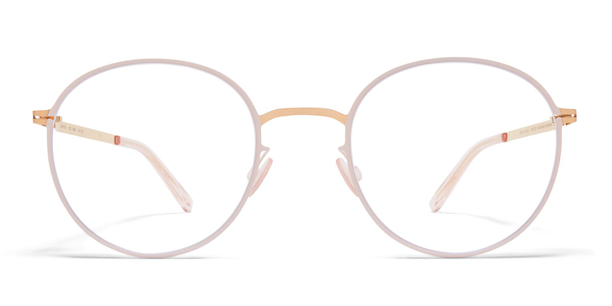 Mykita Vabo 283 Glasses Champagne Gold/Pink | VisionDirect Australia