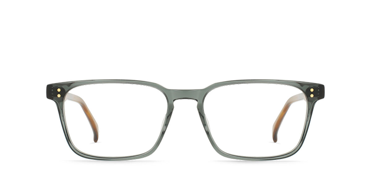 Raen NOLAN E954 Rectangle Transparent Pinyon Grove Green Eyeglasses ...