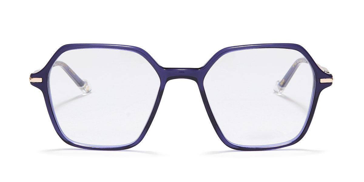 Sunday Somewhere ISABELLA C2 Square Shiny Transparent Blue Frame ...