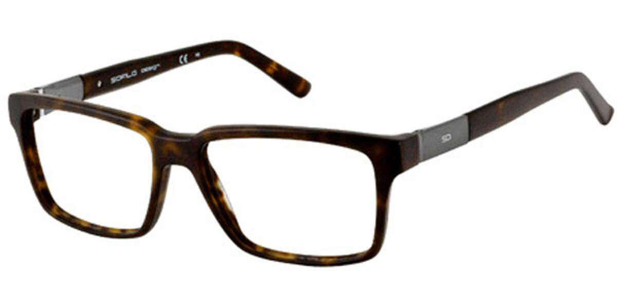 Safilo Design SD 255 086 Eyeglasses in Dark Havana | SmartBuyGlasses USA