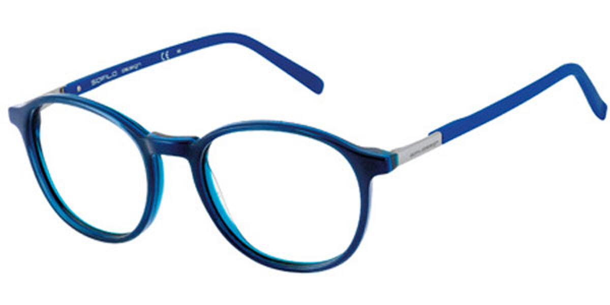Safilo Design SD 257 DDJ Glasses Blue Black | VisionDirect Australia