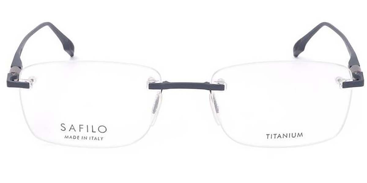 Safilo LENTE 01 FLL Eyeglasses in Matte Blue | SmartBuyGlasses USA