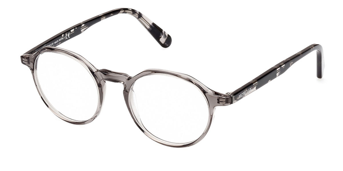 Moncler ML5120 001 Glasses Transparent Grey | VisionDirect Australia