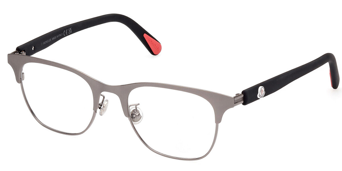 Moncler ML5193-H 013 Eyeglasses in Dark Silver Grey | SmartBuyGlasses USA