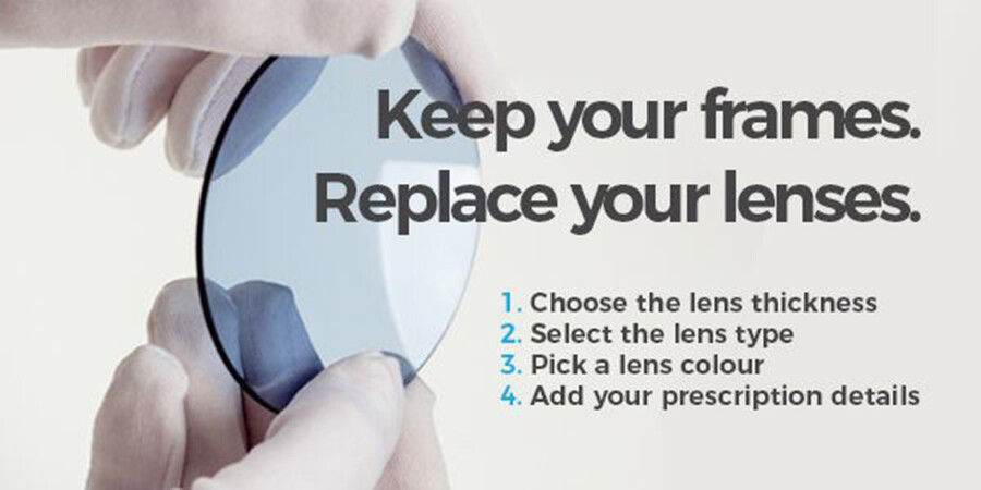 Eyeglasses Reglazing Service glasses | Buy online now | Vision Direct AU