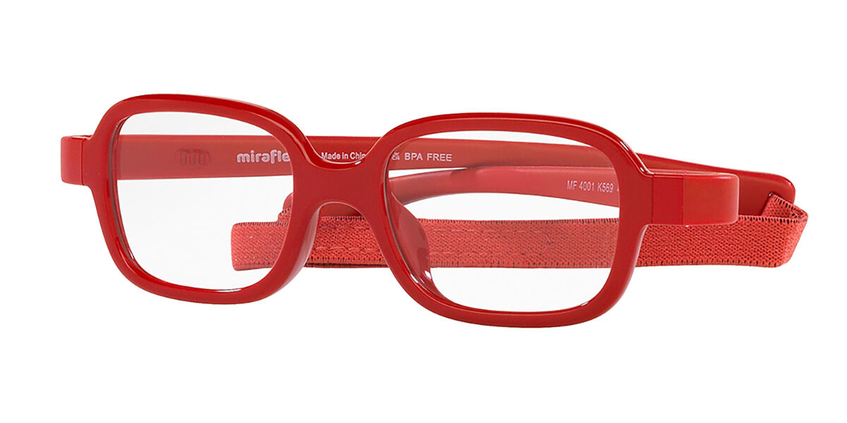 Miraflex MF4001 Kids K569 Eyeglasses in Red | SmartBuyGlasses USA