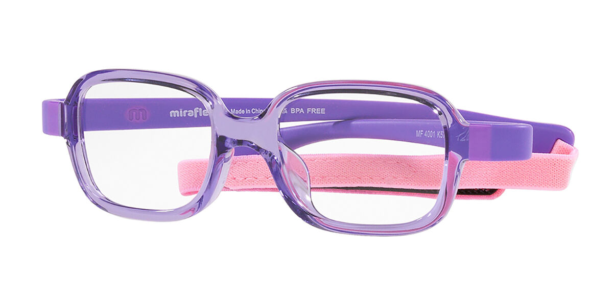 Miraflex MF4001 Kids K572 Eyeglasses in Transparent Lilac ...