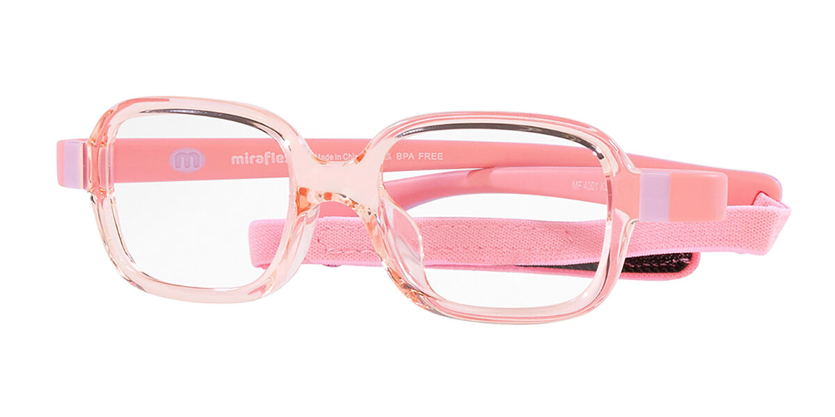Miraflex MF4001 Kids K591 Eyeglasses in Transparent Pink ...