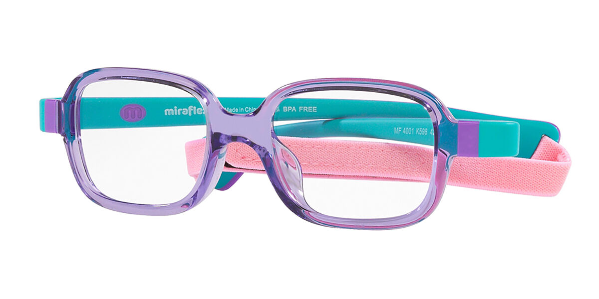 Miraflex MF4001 Kids K596 Eyeglasses in Transparent Lilac ...