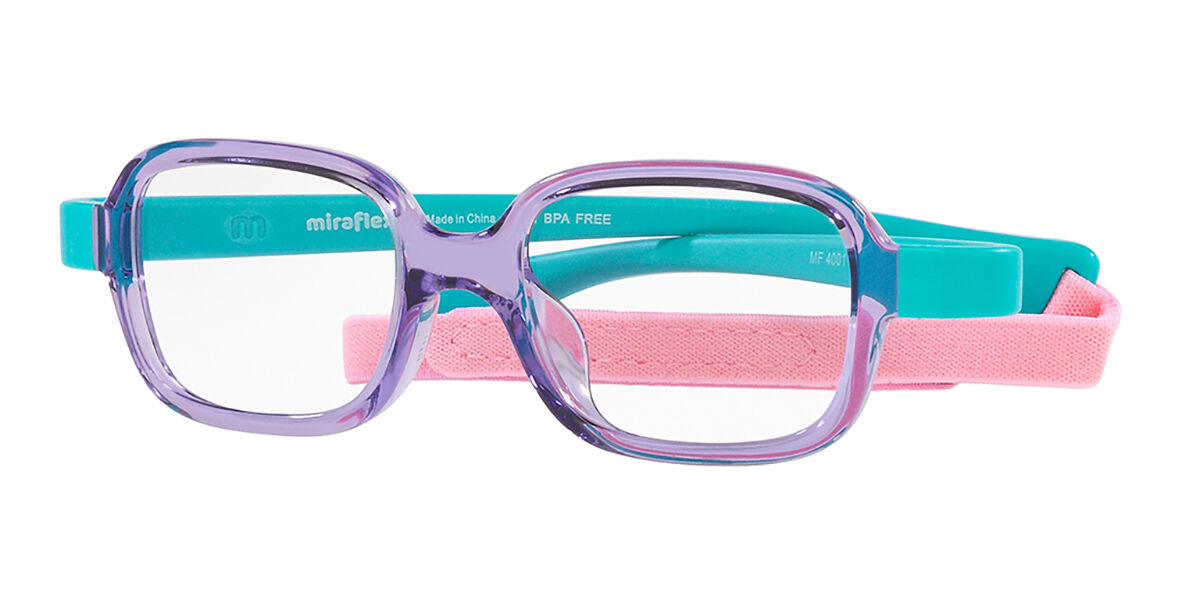 Miraflex MF4001 Kids K600 Glasses Transparent Lilac | VisionDirect ...