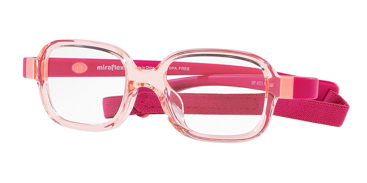 Miraflex MF4001 Kids K601 Eyeglasses in Transparent Pink ...