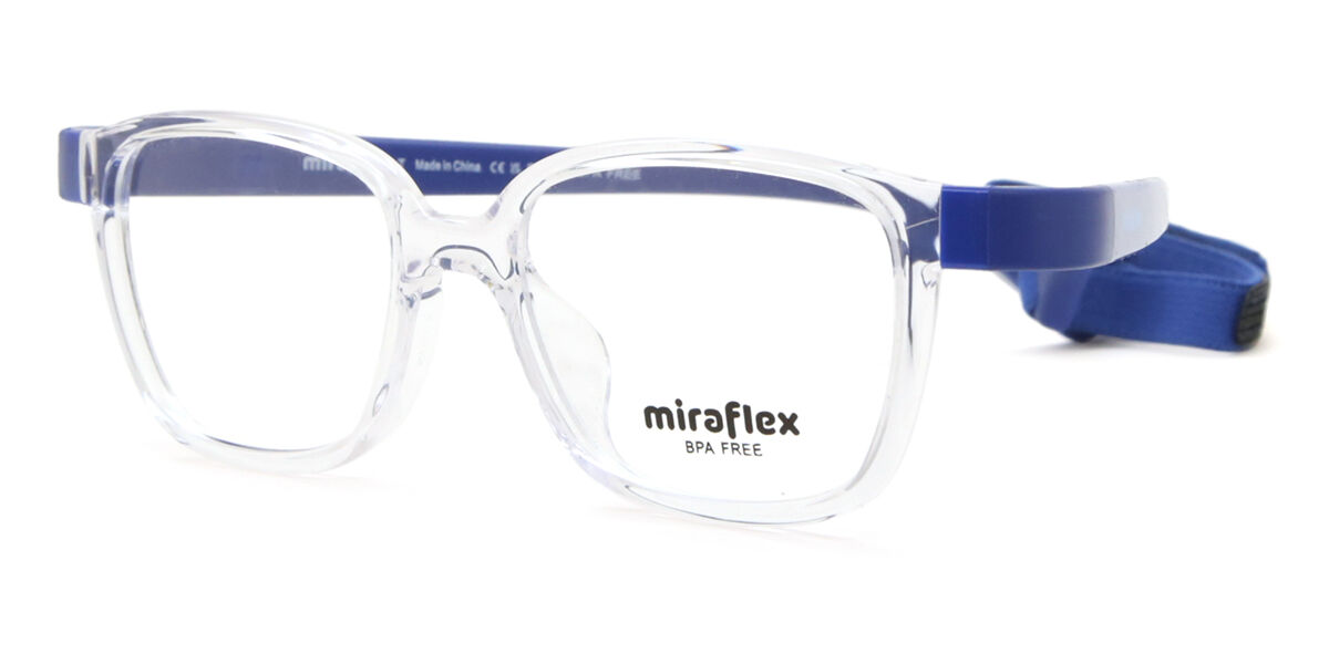 Miraflex MF4002 Kids L122 Square Clear Eyeglasses | SmartBuyGlasses US