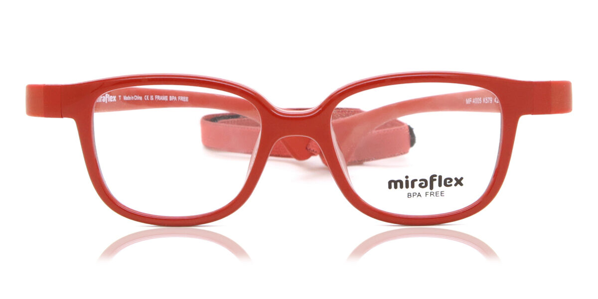Miraflex MF4005 Kids K579 Eyeglasses in Red | SmartBuyGlasses USA