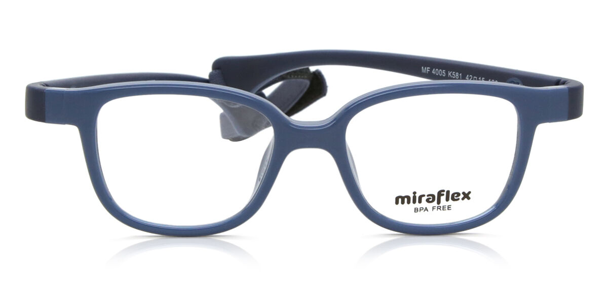 Miraflex MF4005 Kids K581 Eyeglasses in Frosted Blue | SmartBuyGlasses USA