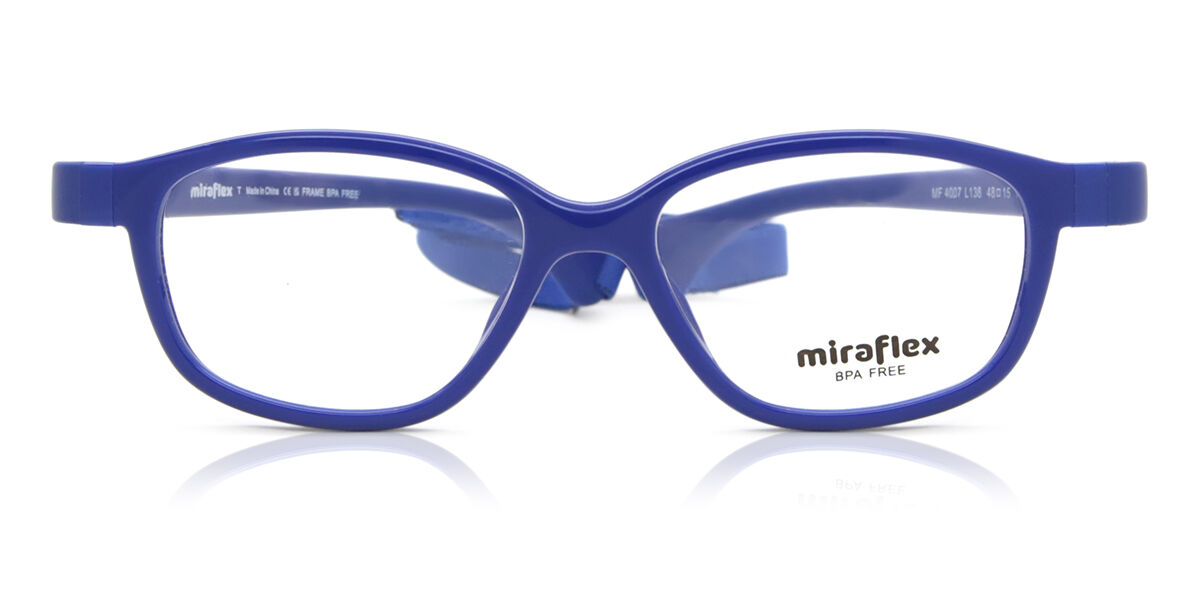 Miraflex MF4007 Kids L138 Glasses Blue | SmartBuyGlasses UK