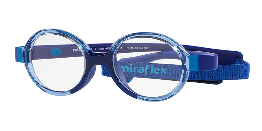 Miraflex MF4008 Kids L126 Eyeglasses in Transparent Blue ...