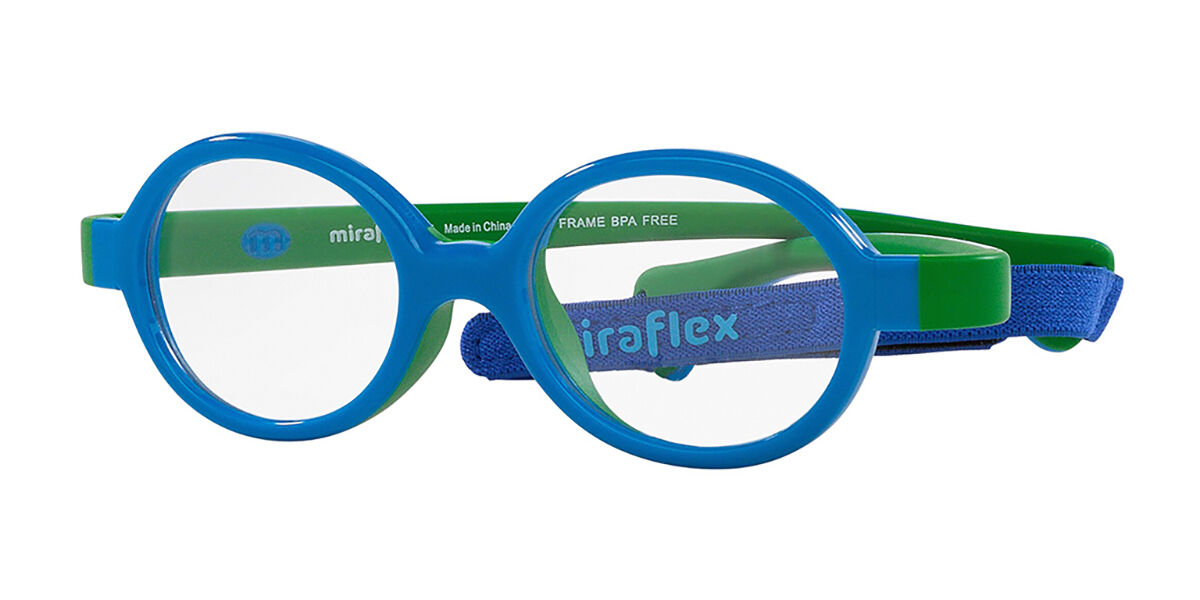 Miraflex MF4008 Kids L133 Glasses Blue Orange | VisionDirect Australia