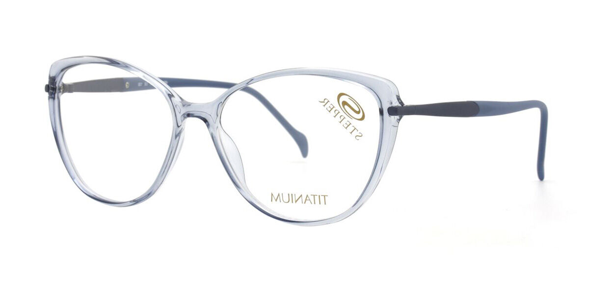 Stepper SI30165 F550 Eyeglasses in Transparent Blue | SmartBuyGlasses USA