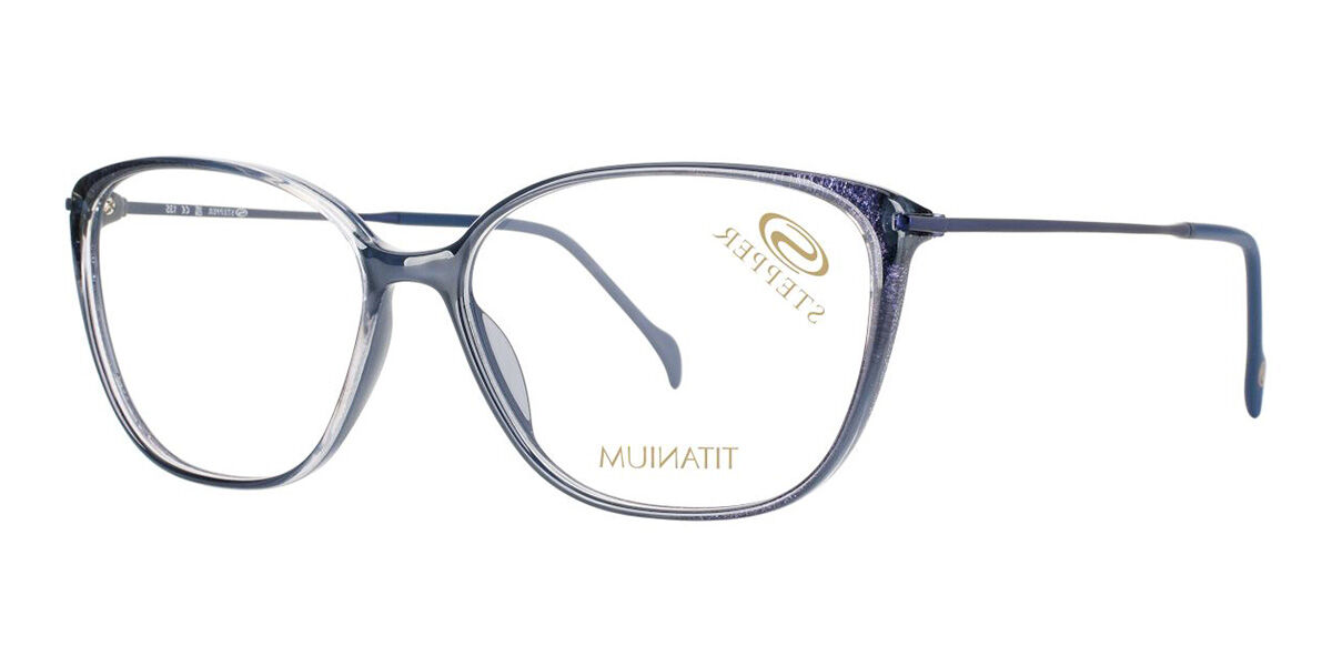 Stepper SI30188 F550 Eyeglasses in Transparent Blue | SmartBuyGlasses USA